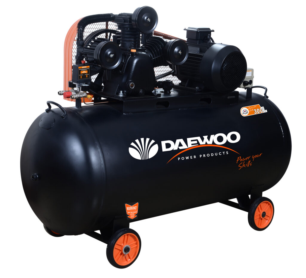 AIR COMPRESSOR 300 LTR (NET WEIGHT 184KG) - Daewoo Power Product